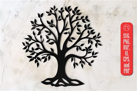 Tree Laser Cut SVG Cut File Creative Fabrica