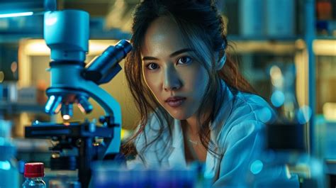 Free Scientist Using Microscope Photo Scientist Microscope