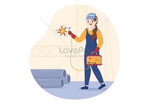 용접 서비스 그림 일러스트 무료 다운로드 Lovepik