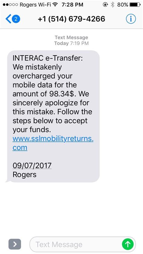 Beware E Transfer Data Scam R Toronto
