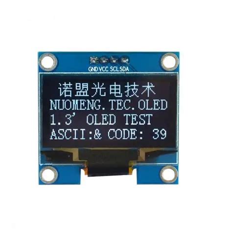 13 I2c Oled Display Techtronics Bd