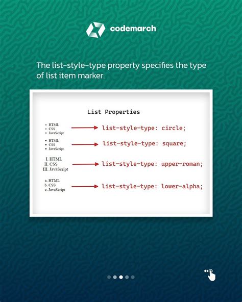 List In Css المسلسل من Codemarch Codemarch رتبها