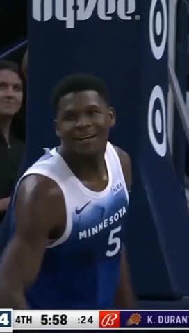 Anthony Edwards Slam Dunk Highlights Vs Utah Jazz Shortshighlights