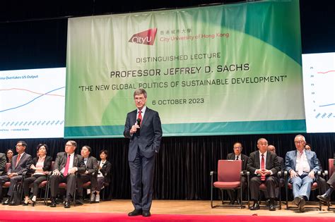 Us Economist Jeffrey Sachs Calls For New Politics For Sustainability