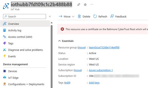 Streamingsetupsh Fails To Recognize Iot Hub In Subscription Despite
