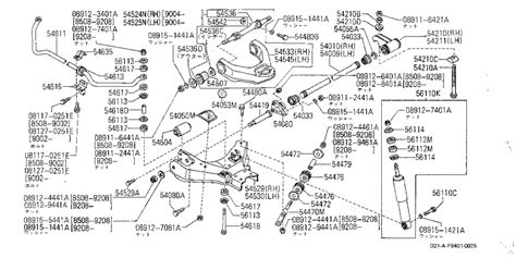 Front Suspension For 1989 1992 Nissan Datsun D21 Japan Sales Region