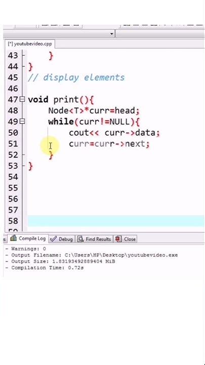 Print Elements In Linked List Data Structure Linkedlist Singly Linked List Void Print