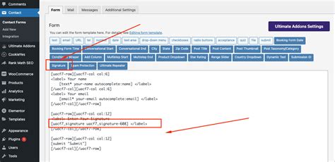 How To Add A Contact Form 7 Signature Field Free Plugin