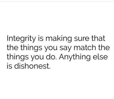 Integrity Quotes Matching Words With Actions