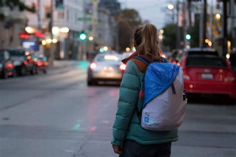 Yves Behar Recycles Boat Sails And Wetsuits To Produce Deep Blue Bag