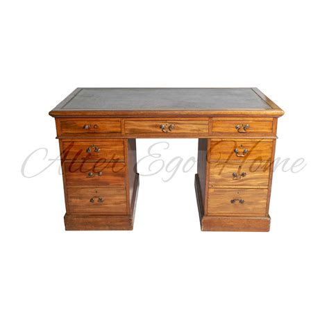 Старинный письменный двухтумбовый стол 1860-х гг.