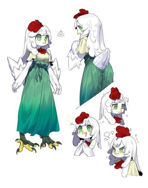 Chicken Fursona Rooster Fursona Anime Chicken Fantasy Character Design