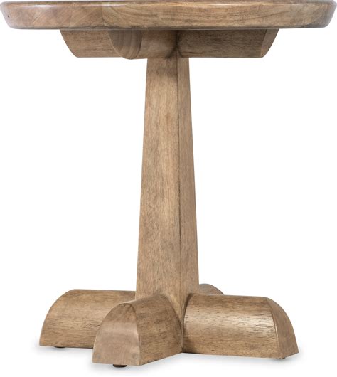 Hooker Furniture Living Room Vineyard Row Round Pedestal End Table 6952 80216 80