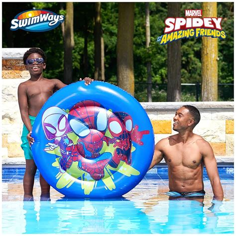 Spiderman Puzzle Swimways Marvel Spidey Air Boat Spider Man Pool