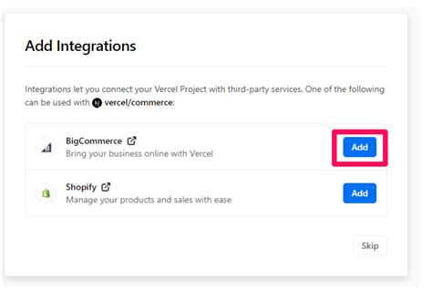 next js bigcommerce integration · issue 49026 · vercel next js · github
