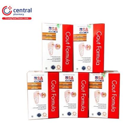 Gout Formula Lọ 60 Viên Loại Bỏ Cơn đau Do Gút Cấp Và Mạn Tính