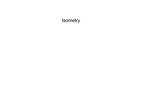 Isometry