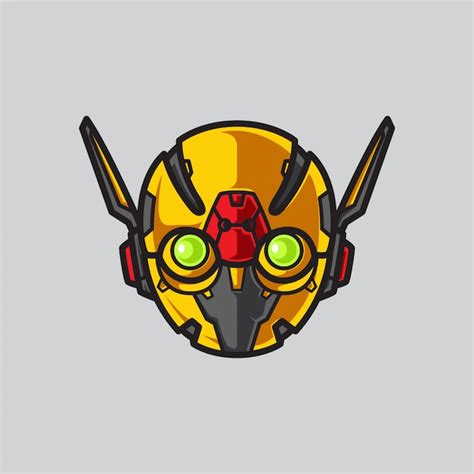 Premium Vector Simple Robot Mascot Logo