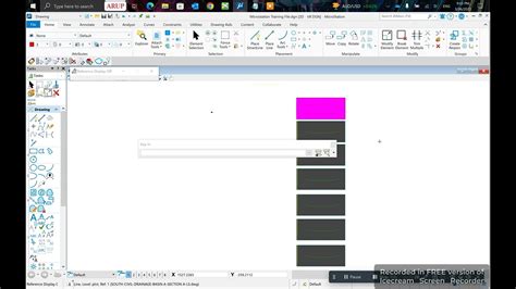 Microstation Connect Edition How To Turn On Off Reference Display Youtube