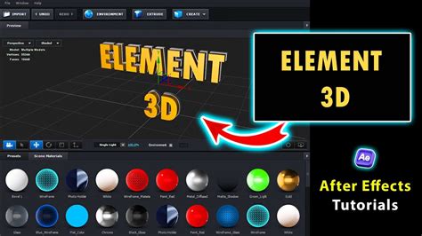 Master 3d Cinematic Title Animation In Adobe After Effects With Element