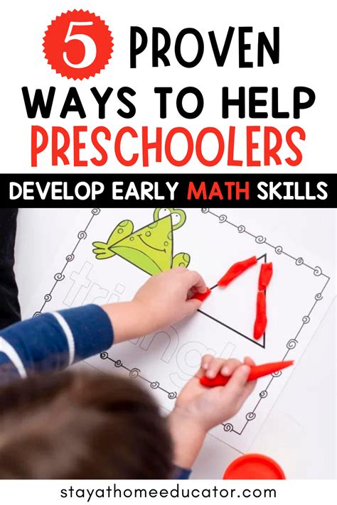 Fun Ideas For Teaching Preschool Math Stay At Home Educator