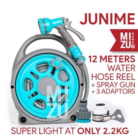 Promo Mizu Junime 12 Meter Selang Gulung Semtan Water Hose Reel