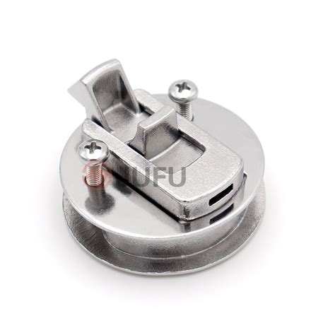 Flush Mount Pull Latch Handle Cabinet Rv Lock Keyless Stainless Steel Marine Locking Marine