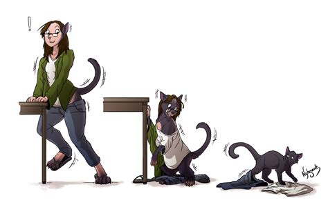 Cat Transformation Art