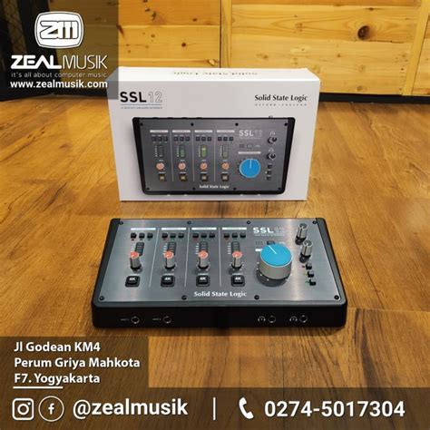 Jual Solid State Logic SSL12 USB Soundcard Audio Interface 4 Channel SSL 12 Kab Sleman Zeal