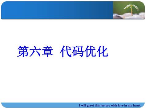 第六章 代码优化 word文档在线阅读与下载 无忧文档