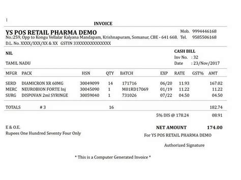 Billing Software For Pharmacy Free Trial And Download Available At
