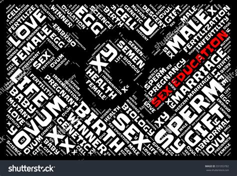 Illustration Sex Education Concept Modern Word Stock Illustration Shutterstock