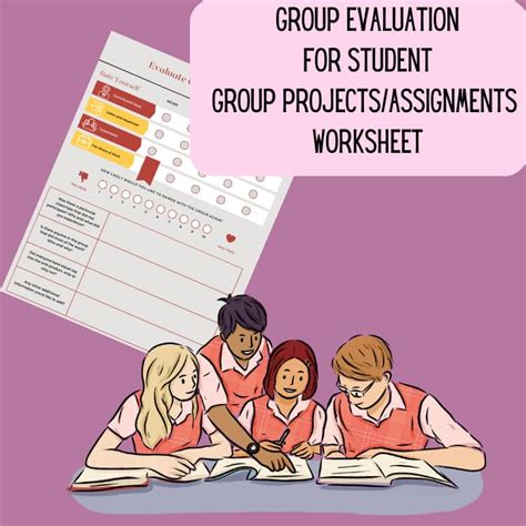 Group Evaluation Worksheet By Teacher Focus Tpt