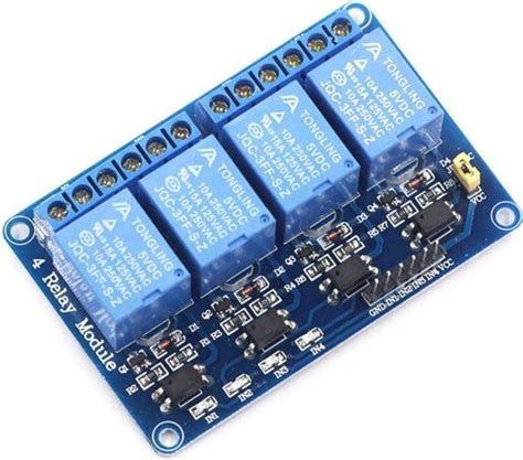 Otronic® Relais Module 5v Low 4 Kanaals Tbv Arduino