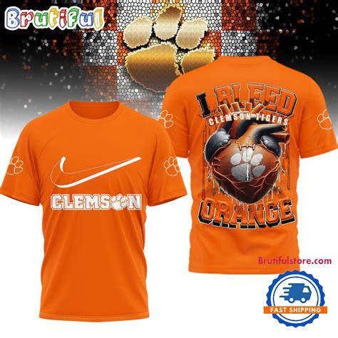 Clemson Tigers 2025 Ncaa I Bleed Unisex 3d Shirt