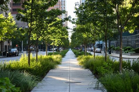 Implementing Green Infrastructure Projects To Supp Generative Ai Premium Ai Generated Image