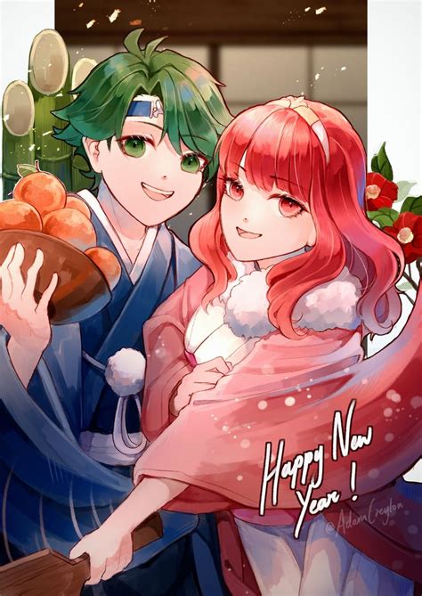 Celica And Alm Fire Emblem And More Drawn By Creyton Danbooru