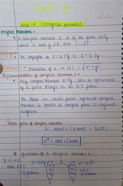 Unit 4 Analytic Function Unit Analytical Function Compux A A