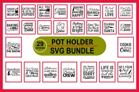 Pot Holder Designs Bundle Graphic By Gm Designer · Creative Fabrica