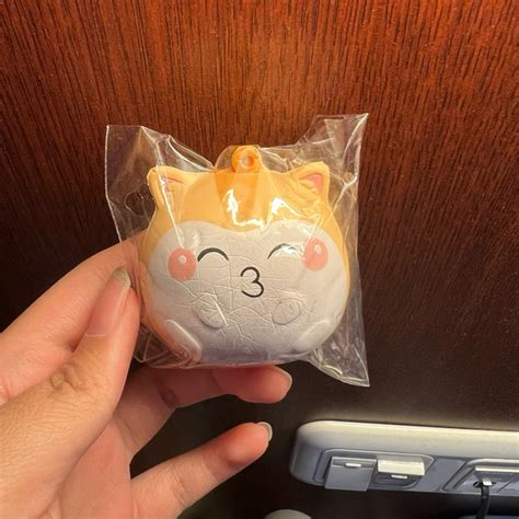 Mini Orange Poli Squishy Preloved Shopee Philippines