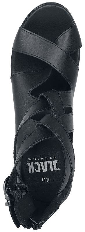 Höga Klackskor Med Band Black Premium By Emp Hög Klack Emp