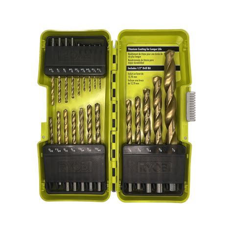 Ryobi Titanium Drill Bit Set 21 Piece Otl Webstore
