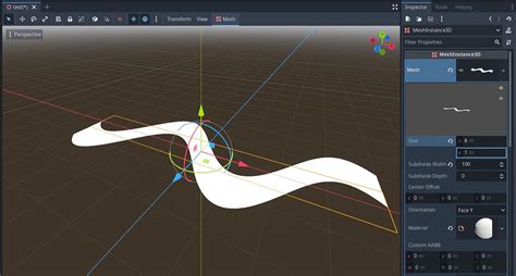 Generate A Plane Mesh Custom Line Dynamically Help Godot Forum