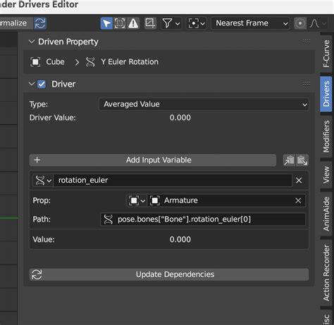 Driver Animation Problem Creating A Property Variable Animation And