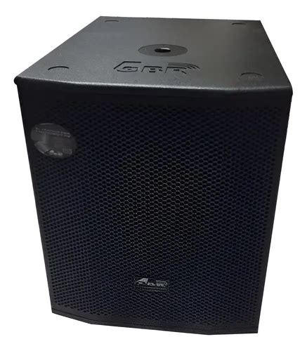 Bafle Potenciado Profesional 1200w Pico Reales Activo Gbr Sub Array