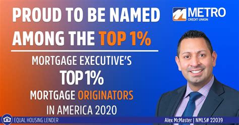 Alex Mcmaster On Linkedin Thank You To Mortgage Executive Magazine For Recently Naming Me Among