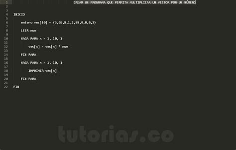 Arreglos Pseudocodigo Vector Por Numero