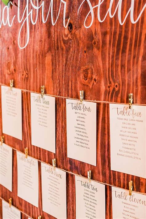 Hand Lettered Table Assignment Sign Calligraphy Etsy