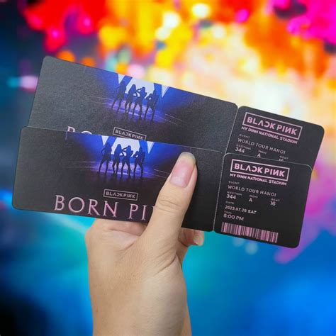 [ Fanmade Ticket ] Vé Blackpink Concert World Tour Hanoi 2023 Bản Kỷ
