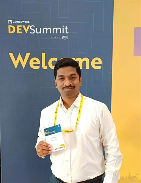 Ashwin Kumar B L On Linkedin Guidewiredevsummit2024